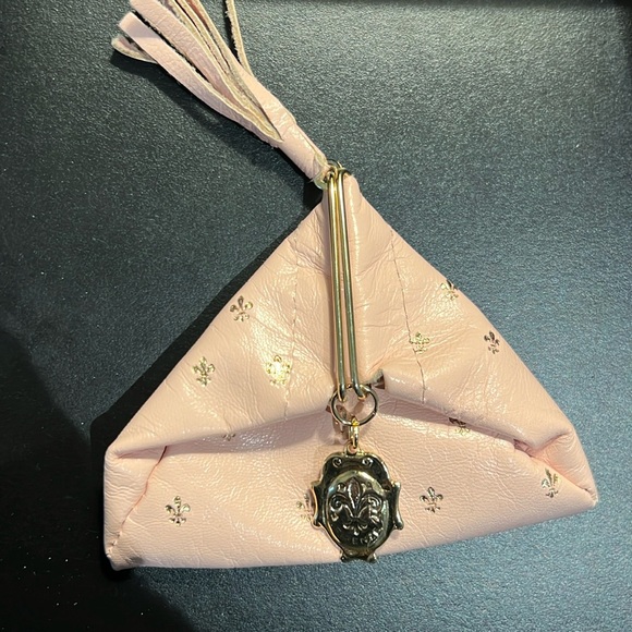 Firenze | Bags | Nwot Vintage Firenzeitalian Leather Triangle Coin ...